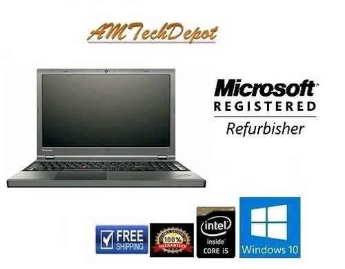 Lenovo ThinkPad T540p 15.6” Core i5 (4th Gen) 16 GB 500GB HDD Win10 Pro ...