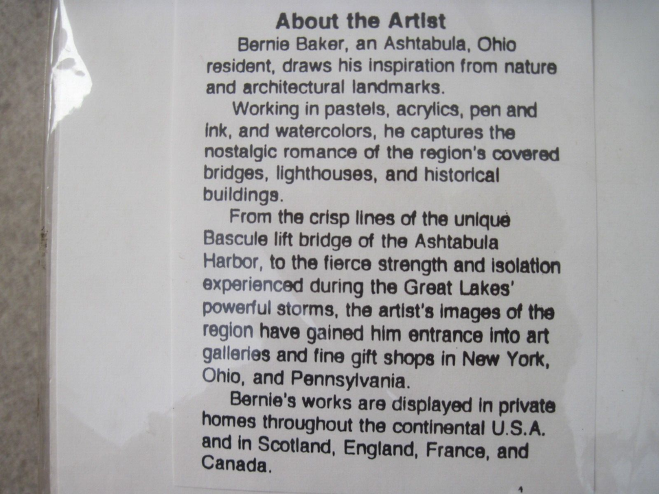 NUBBLE L.H. MAINE 5X7 PRINT BY ARTIST BERNIE BAKER | eBay