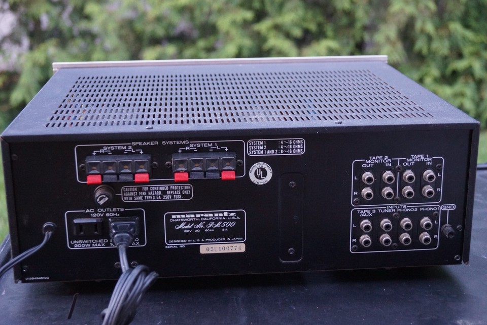 MARANTZ PM500 DC POWER AMPLIFIER.Serviced,Recapped,Working 100%.READ | eBay