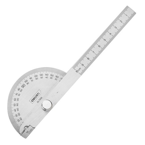 180 Degree Protractor Metal Angle Finder Goniometer Angle Ruler ...