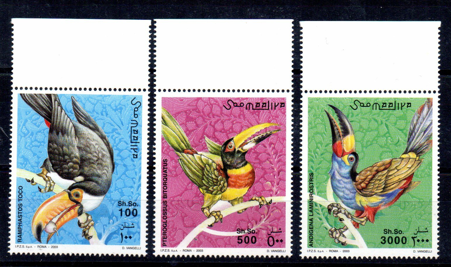 SOMALIA, 2003 - SERIE, SET - TUCANI - TOUCANS - MNH** BDF | eBay