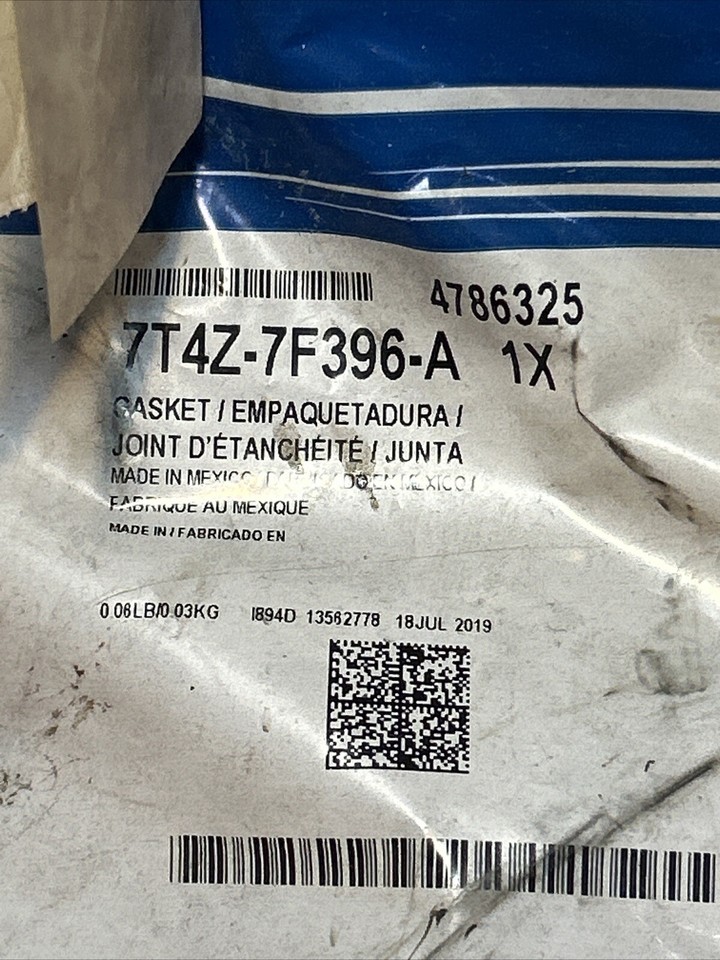 New Old Stock 7T4Z-7F396-A Cover Gasket 4786325 | eBay
