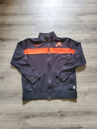 Nike Oregon State Beavers Full Zip Black Track Jacket Mens Size Large ...