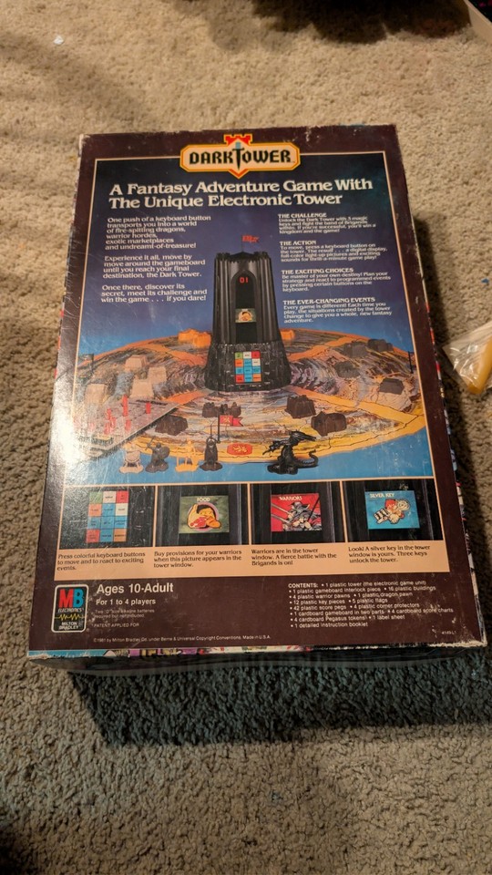 DARK TOWER ELECTRONIC FANTASY GAME BY MILTON BRADLEY 1981 | eBay