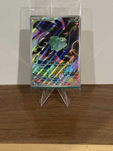 Bulbasaur 133/132 Mega Evolution Enhanced Box Topper Stamped Promo ...