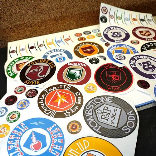 Call of Duty Zombies Perk-a-Cola Bottle Labels – Juggernog, Quick ...