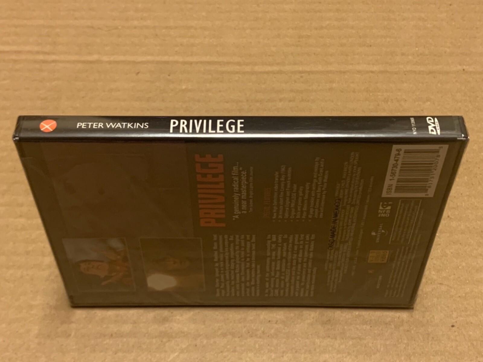 Privilege DVD The Cinema Of Peter Watkins New Yorker OOP New Sealed ...