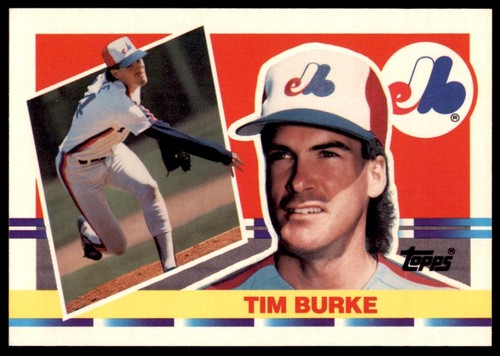 1990 Topps Big Tim Burke Montreal Expos #187 2087 | eBay