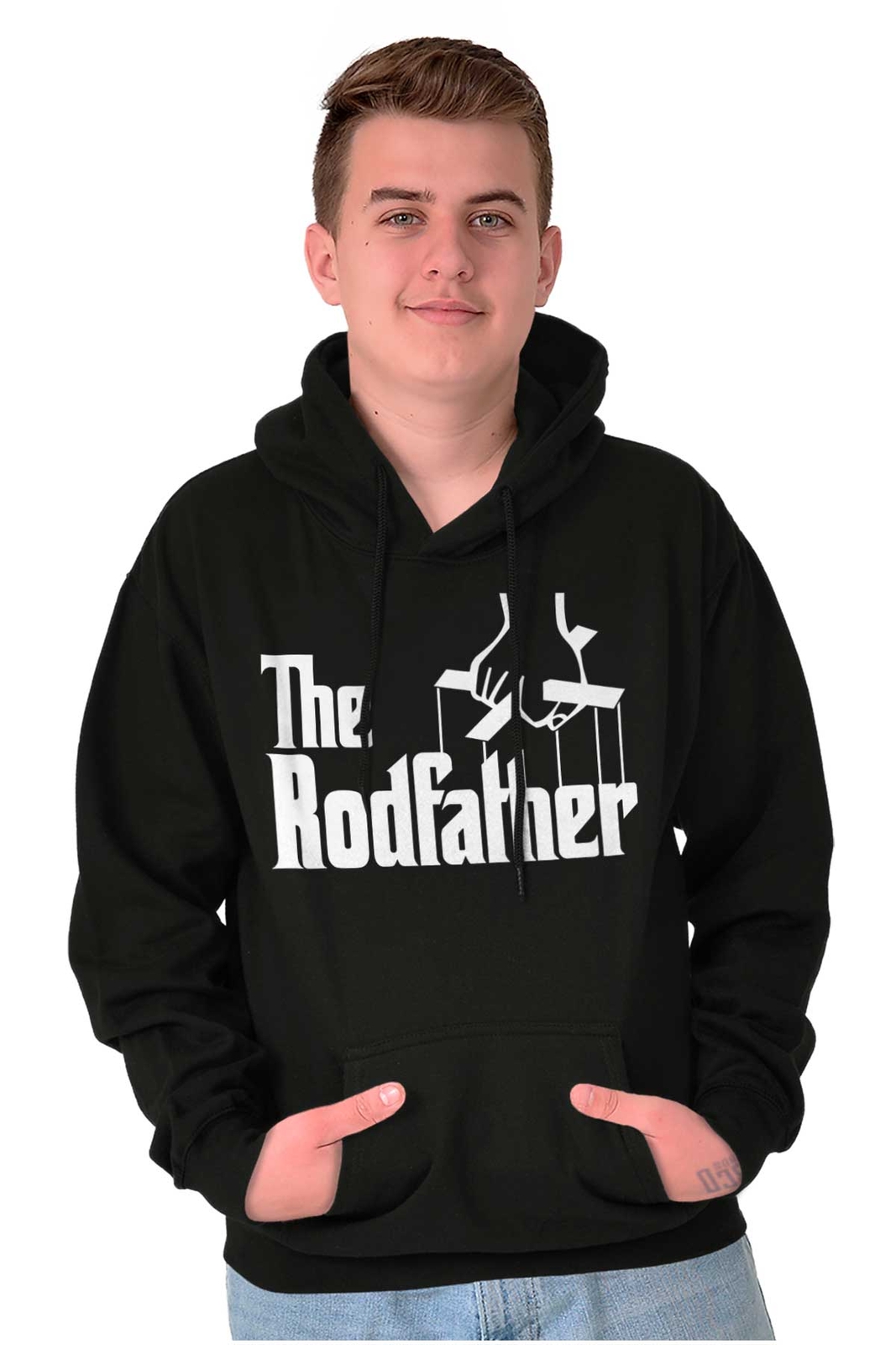 Funny Fishing The Rod Father Joke Hoodie Hooded Sweatshirt Men | eBay