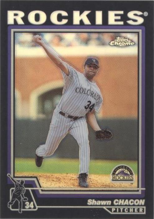 2004 Topps Chrome - Shawn Chacon #163 Black Refractor for sale online ...