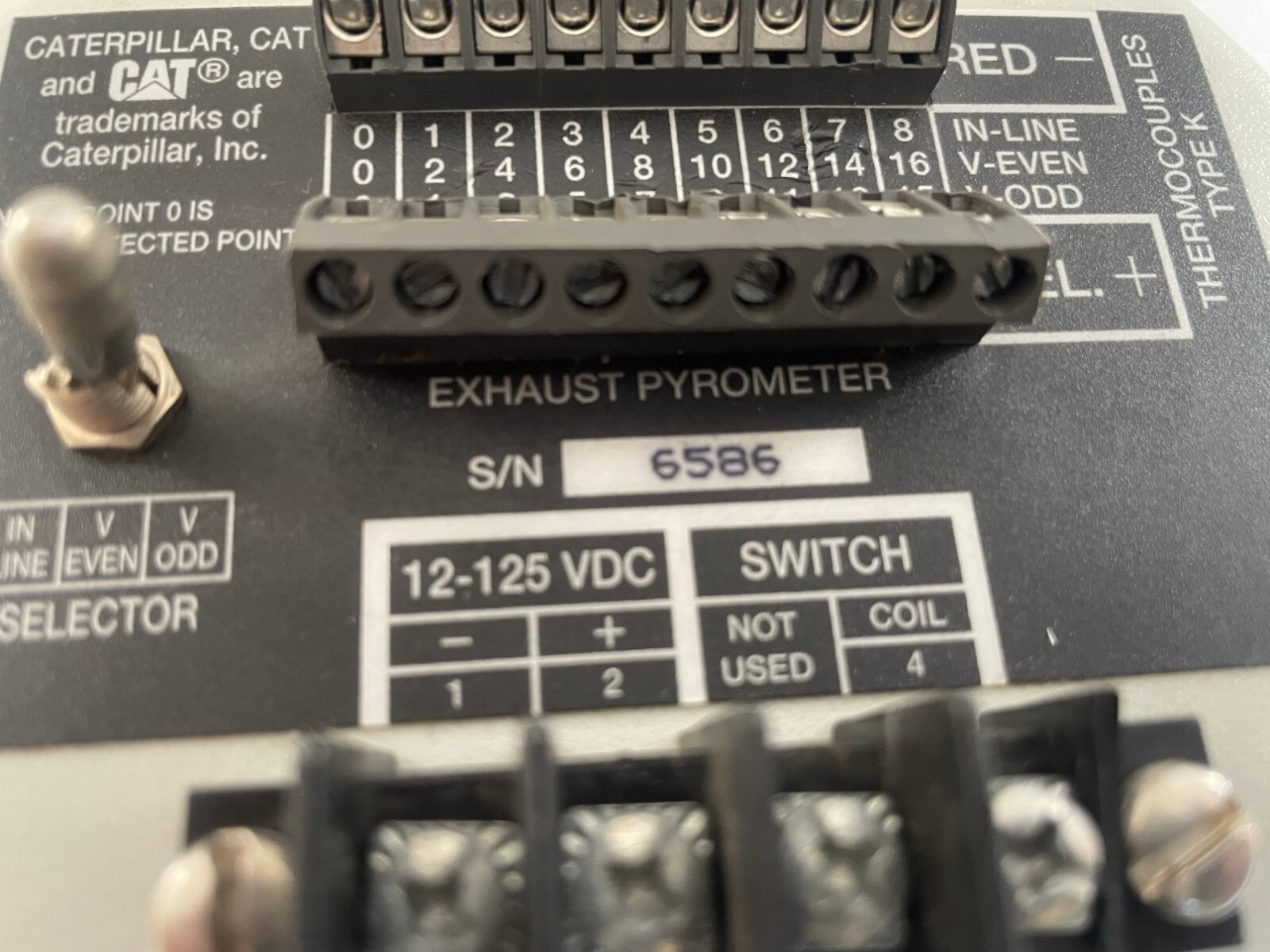 CAT 133-6334 EXHAUST PYROMETER / EXHAUST TEMPERATURE PYROMETER | eBay