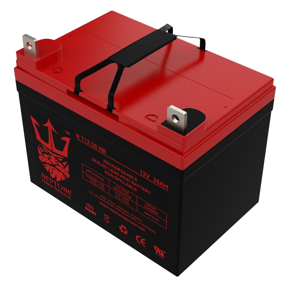 Jump N Carry JNC080 12V 35Ah SLA Replacement Jump Starter Battery By ...