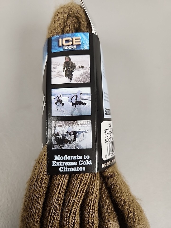 2 Pair Covert Threads Men's ICE Heavyweight Winter Socks XL Extra Large ...