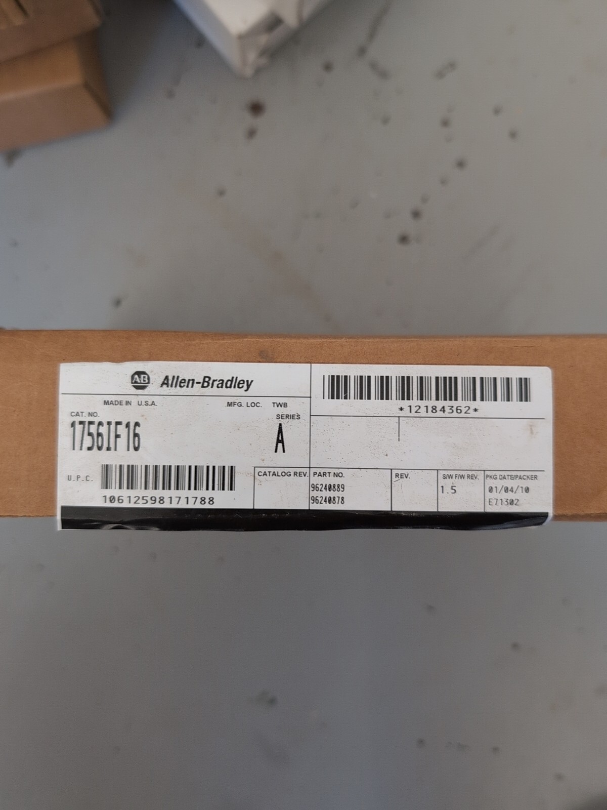 AB 1756-IF16 /A ControlLogix 16Pt input Module 1756IF16 | eBay