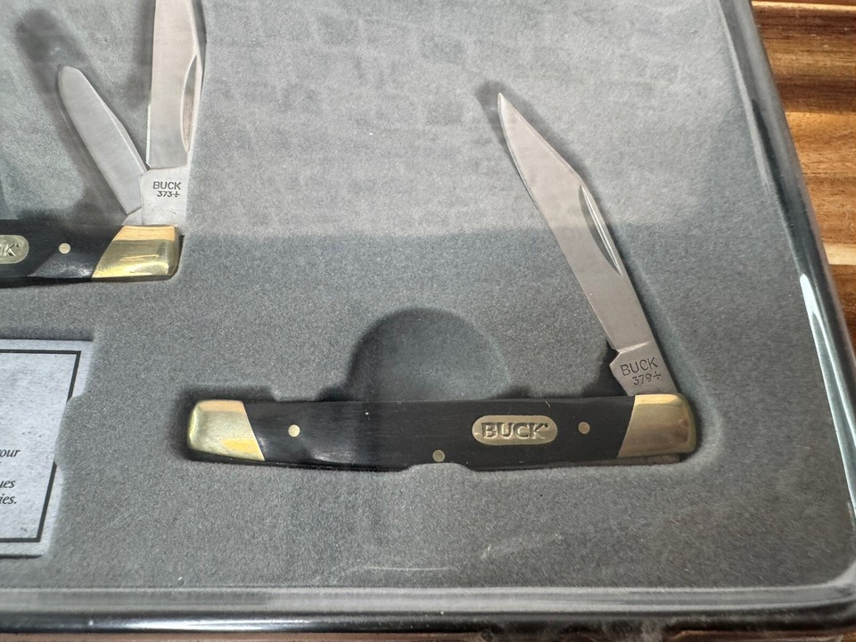 Buck Knives 373 Trio 379 Solo 2 Knife Combo Collector’s Edition Brand ...