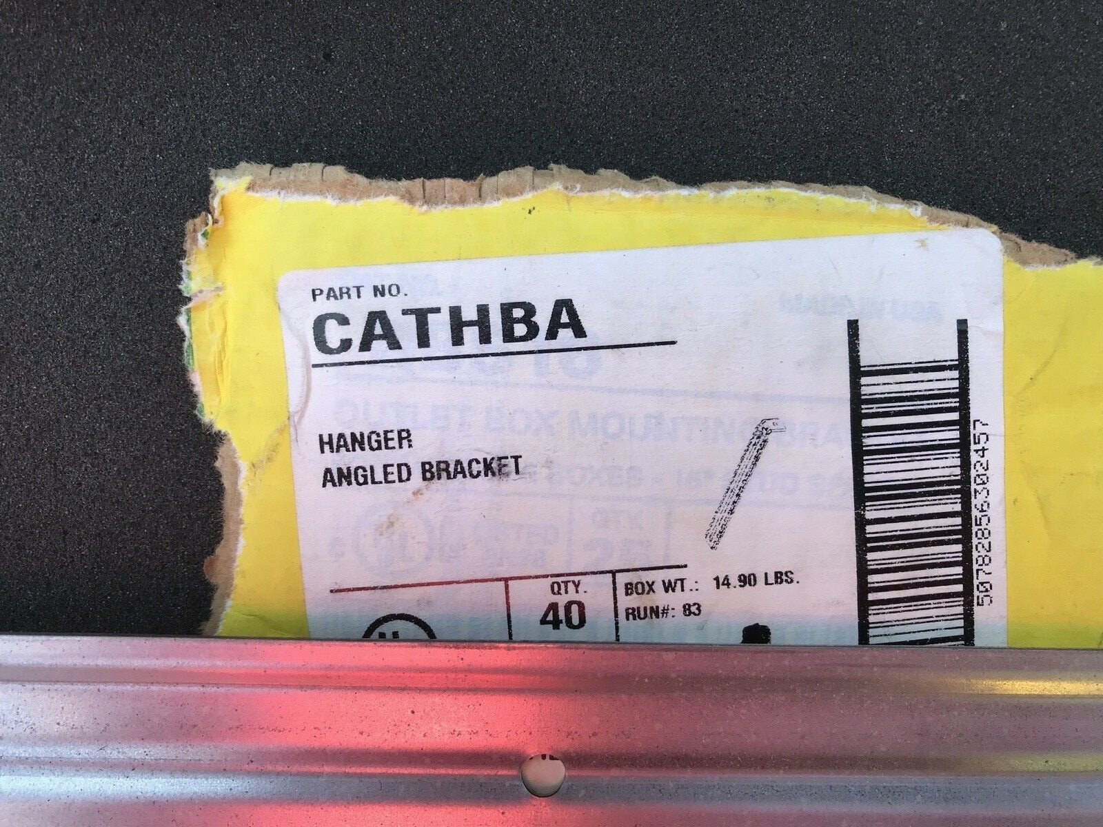 40 Pieces- Erico CADDY CATHBA Hanger Angled Bracket 8n13 for sale ...