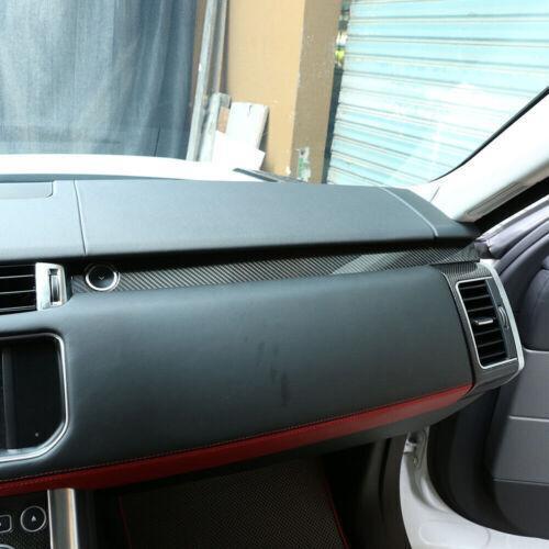 Dash Strip Trim Dry Carbon Fiber For Range Rover Sport 2014-2022 Center ...