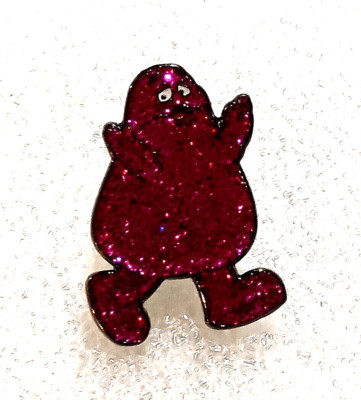 McDonald's Glitter Grimace Fast Food Employee Enamel Promo Pin NOS New ...