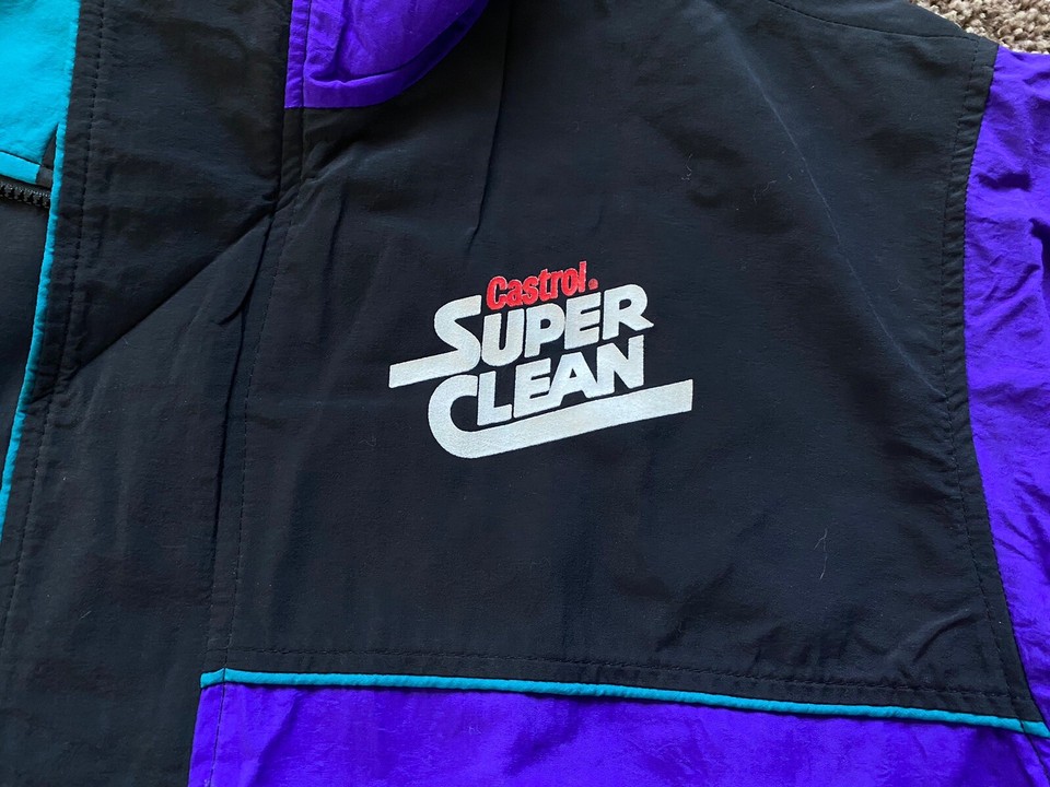 NHRA Drag Racing Pit Crew Uniform Jacket Castrol GTX Super Clean M 90’s ...