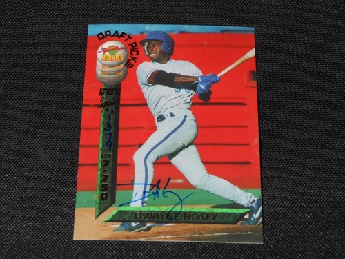 1994 Signature Rookies Card #93 Dwayne Hosey Signed Pack Pulled Insert ...