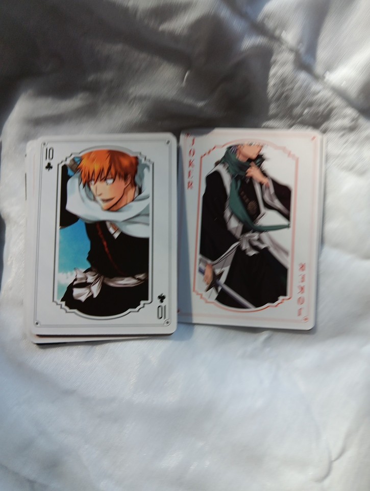 BLEACH Anime Cute Playing Game Poker Girl Cards Game Collection Cards ...