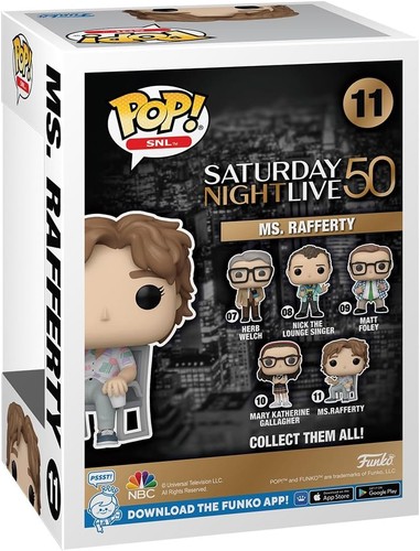 Funko Pop! TV: SNL 50th - Turd Ferguson - Ms. Rafferty - Saturday Night ...