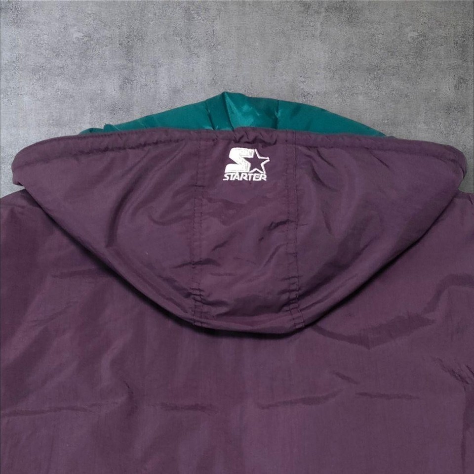 Starter 90s Mighty Ducks NHL Padded Nylon Jacket L Used JAPAN | eBay UK