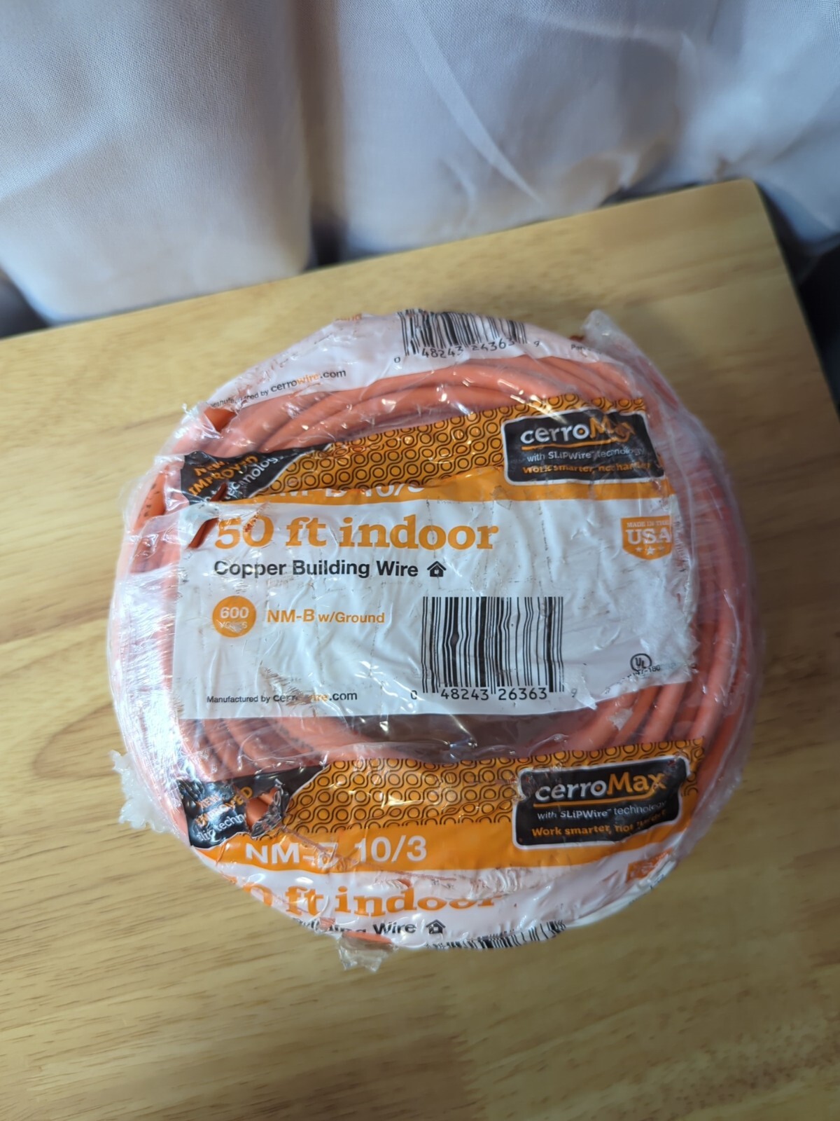 CerroMax - NM-B 10/3 50ft Copper Building Wire - Orange -New!! | eBay