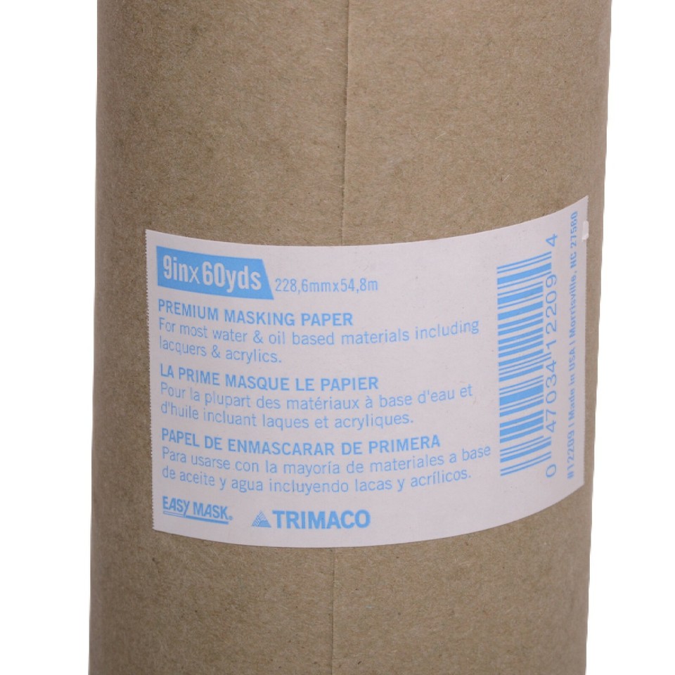 TRIMACO Premium Masking Paper Multiple Sizes Painting Staining | eBay