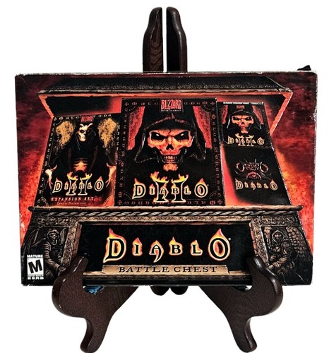 Diablo 2 Battle Chest And Expansion Set PC Game 4 Disks Guides Manuals ...