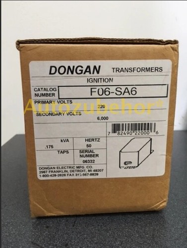 F06-SA6 Ignition Transformer F06SA6 Brand New In Box | eBay