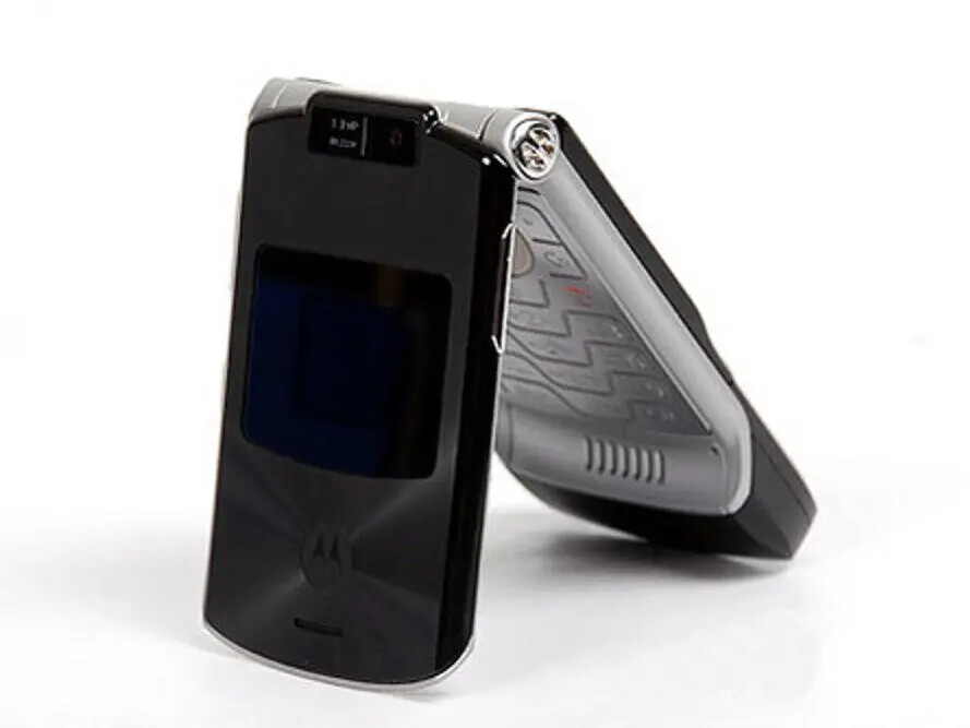 Original Motorola Razr v3xx Flip Cellphone Bluetooth 1.3MP Camera ...