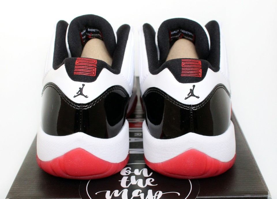 Nike Air Jordan 11 XI Retro Low Concord Bred Black Red GS 2020 UK 3 4 5 ...