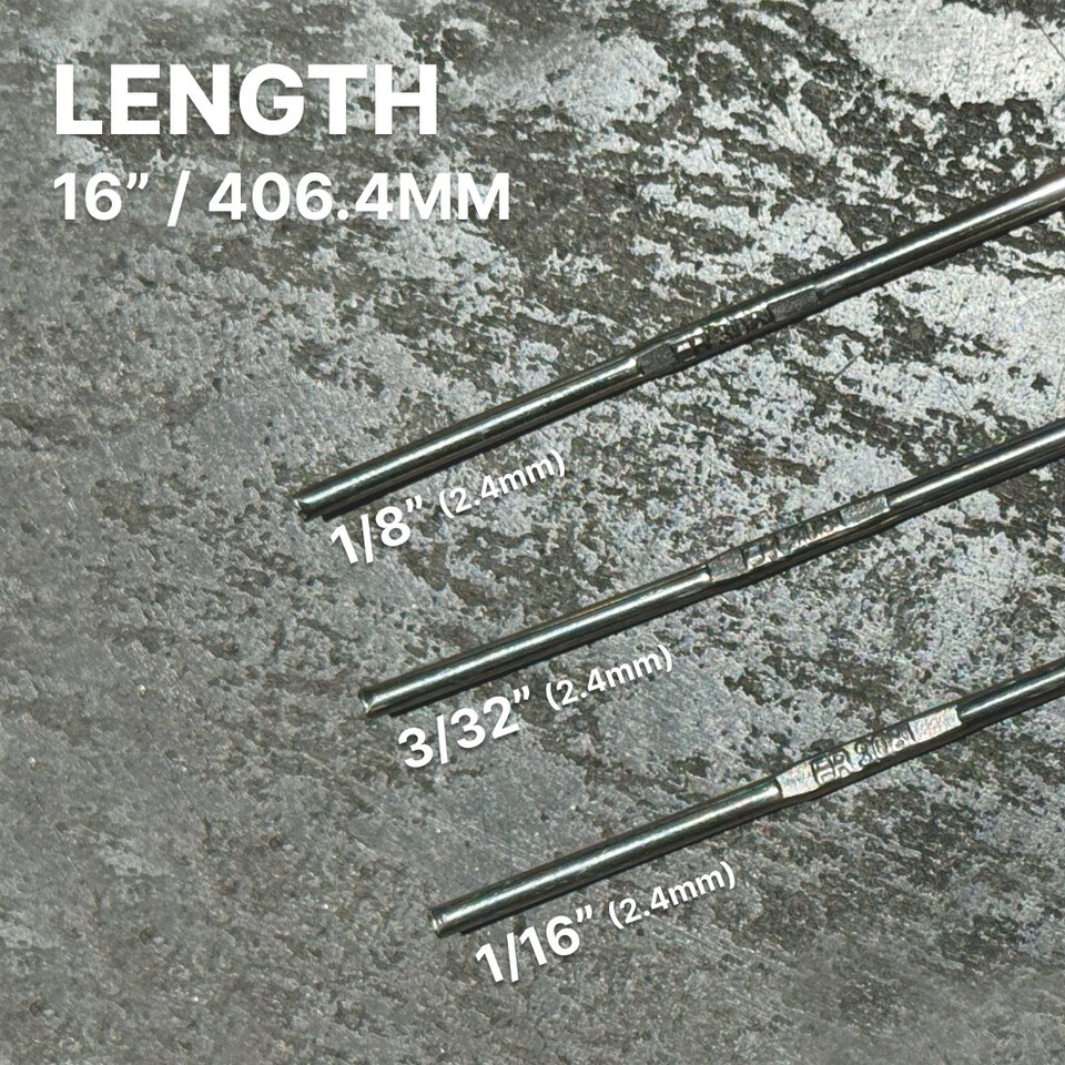 ER308L 1-lb 1/16" x 16" Stainless Steel Welding Rod - TIG Filler Rod ...