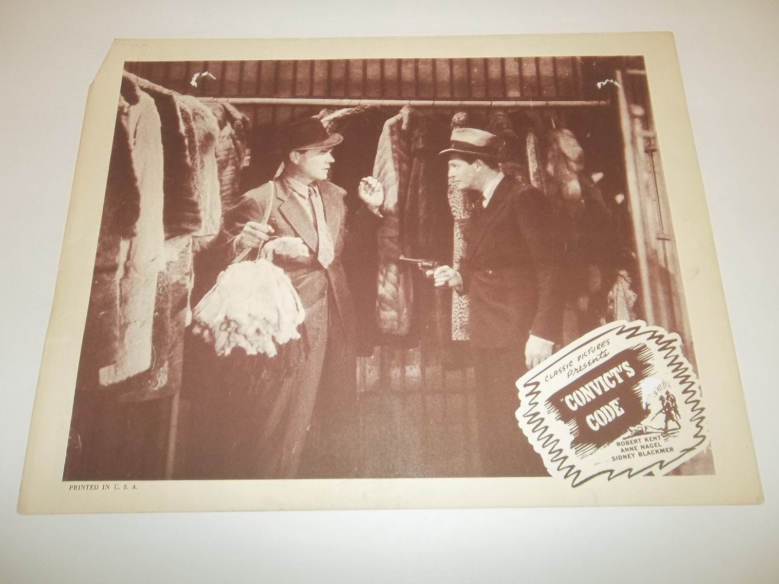 CONVICT'S CODE 1939 original lobby cards Robert Kent Anne Nagel Sidney ...