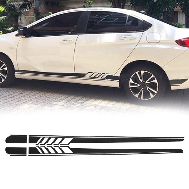 Car Side Stripe Stickers Auto Accessory Sports Stripes Decal | eBay