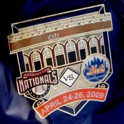 2009 Mets CitiField 1st Washington Nationals vs NY Mets pin | eBay