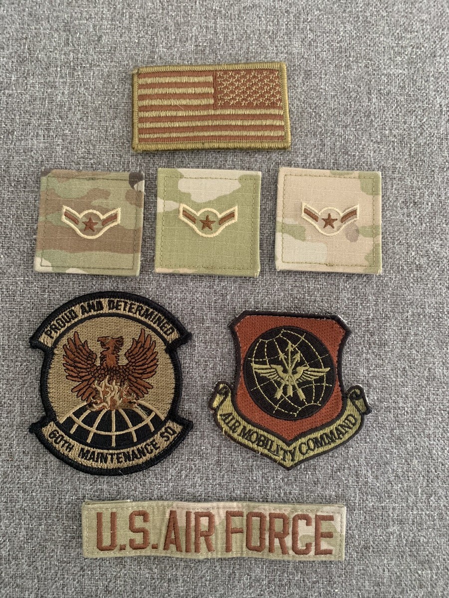 U S Air Force Patch U.S. Air Force Low Visible Insignia Embroidered