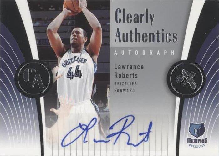 2006-07 Fleer EX - Clearly Authentics Autographs Lawrence Roberts #CAA ...