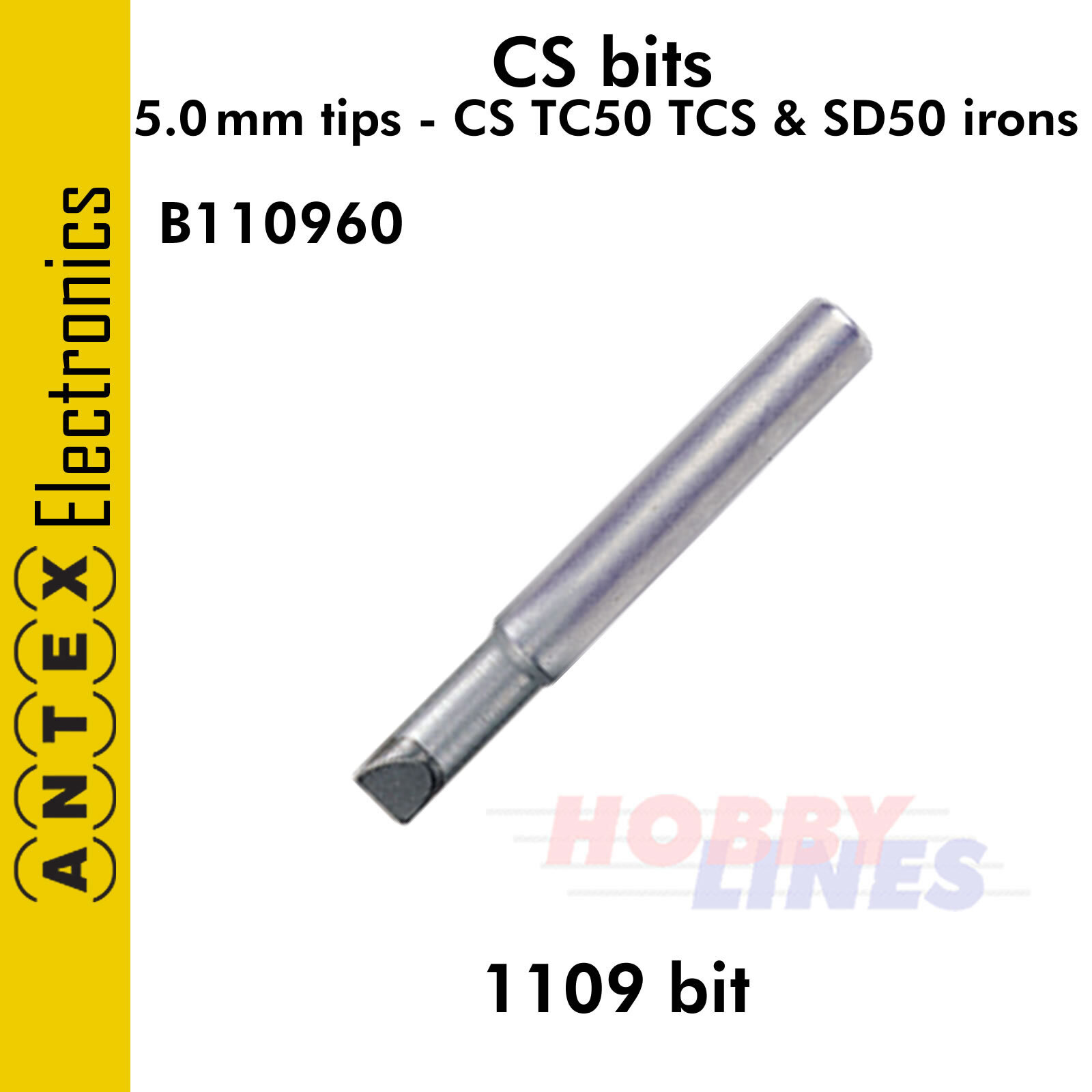 ANTEX bits Range CS TCS TC50 CX CCN XSTC XSD Solder tip tinned iron ...