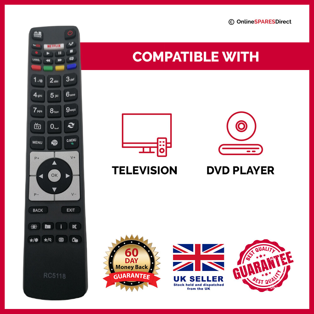 NEW Design RC5117 TV Remote Control For Linsar 24LED980S | eBay