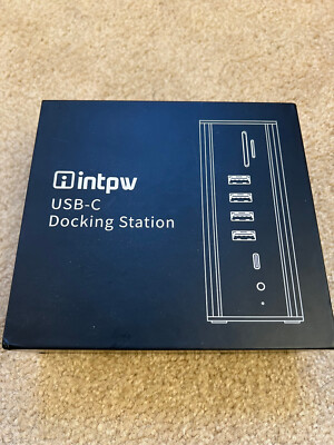 Intpw 5K USB-C 16 in 1 Dual Monitor Docking Station; Model IF-507; Win ...