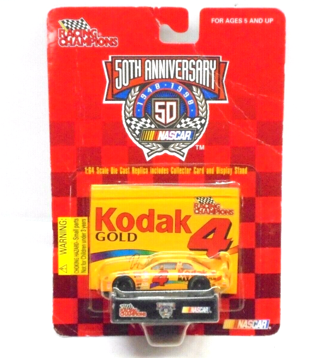 Racing Champions Bobby Hamilton #4 Diecast 1:64 Racing Car 1998 NASCAR ...