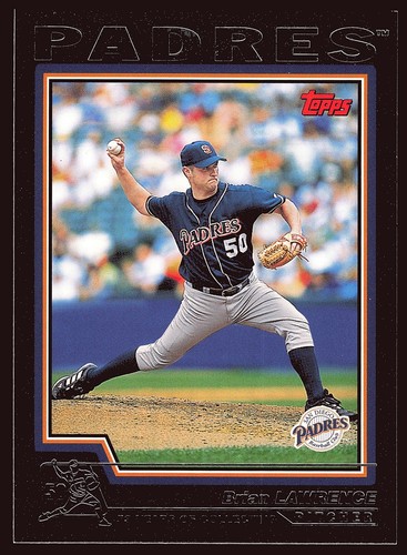 Brian Lawrence San Diego Padres 2004 Topps Black #184 SN /53 | eBay