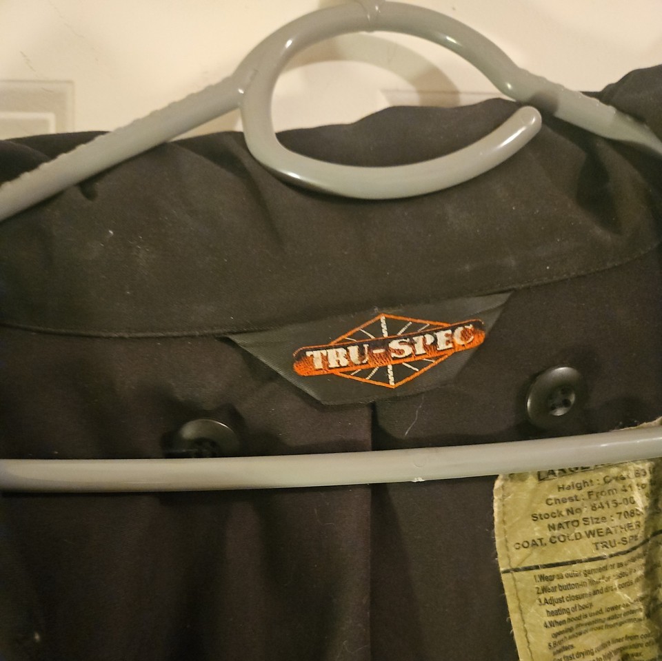 Tru-Spec Men's L Black Military Jacket | eBay