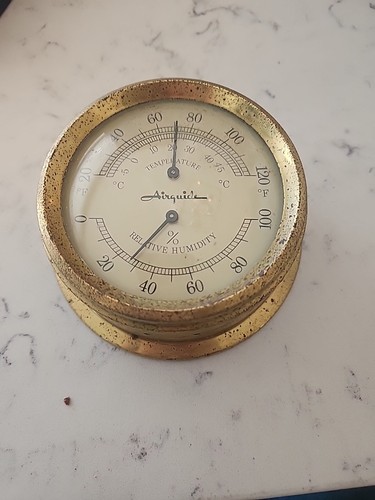 Vintage Airguide Relative Humidity/Thermometer Sailboat Wall Mount | eBay