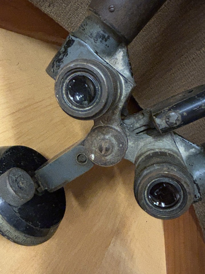 WW2 Rabbits Ears Periscope Binoculars. Dated 1922 With Military Stamps ...