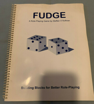 FUDGE Role-Playing Game RPG Original 1992/1995 Basic Edition Core Rule ...