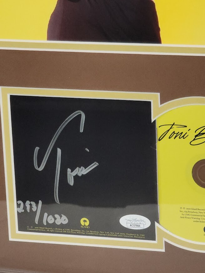 Toni Braxton autographed signed Spell my Name Limited CD JSA Certified ...