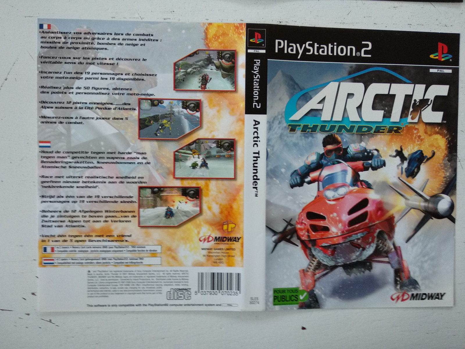 Arctic thunder PlayStation 2 PAL - Prix - Photo - Présentation